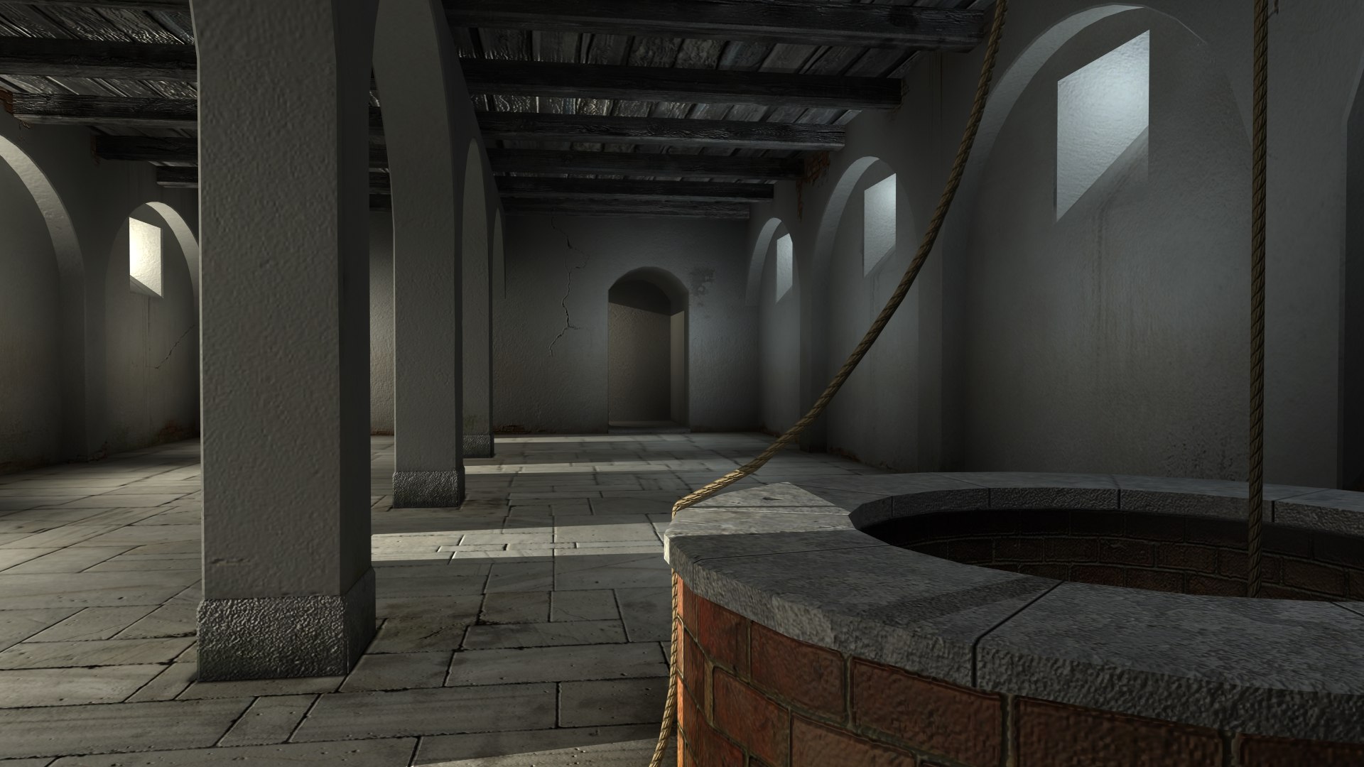 3d Model Of Old Medieval Cellar