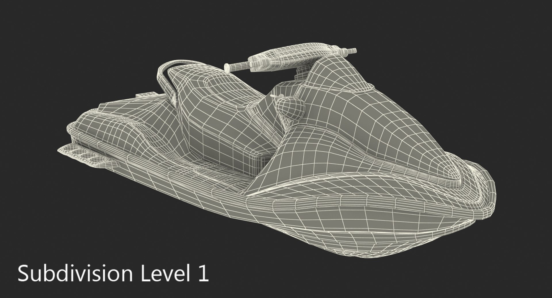 3d model jet ski sea-doo