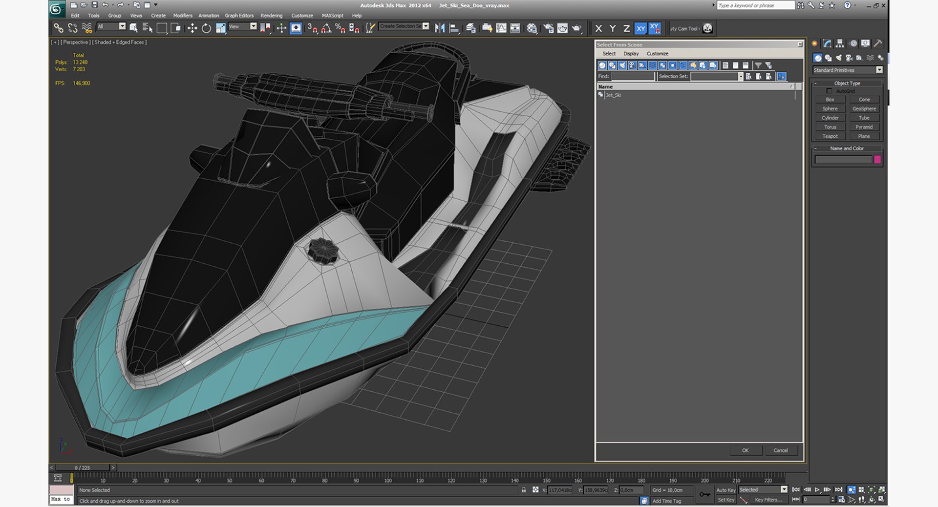3d model jet ski sea-doo