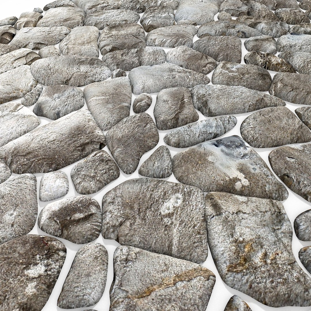 Stone Block Pavement 3d Model