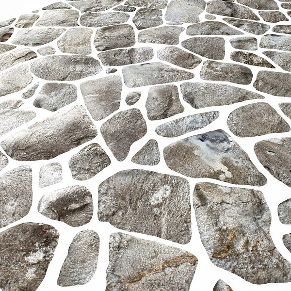 stone block pavement 3d model