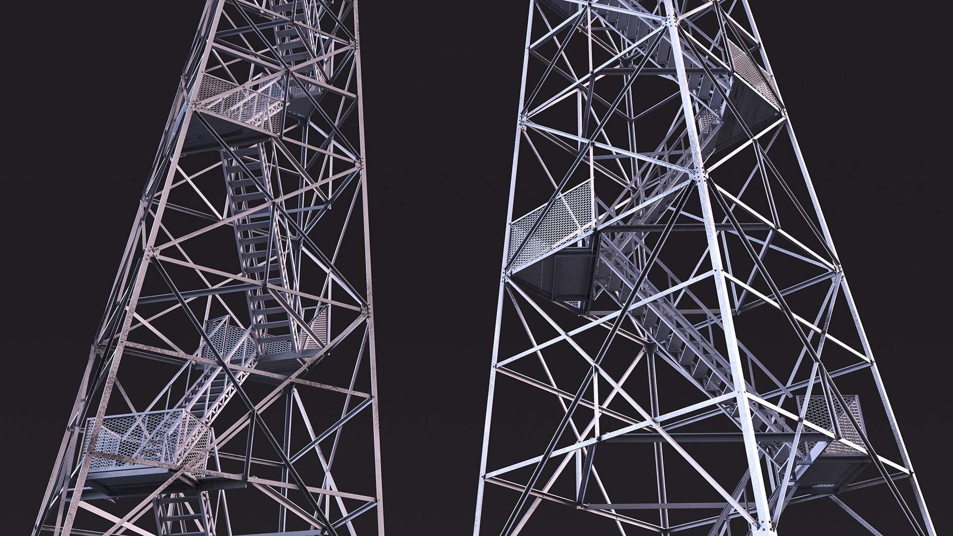 3D Fire Lookout Tower - TurboSquid 2149903