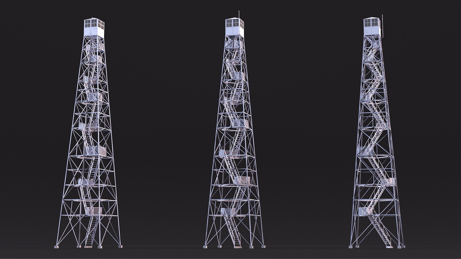 3D Fire Lookout Tower - TurboSquid 2149903