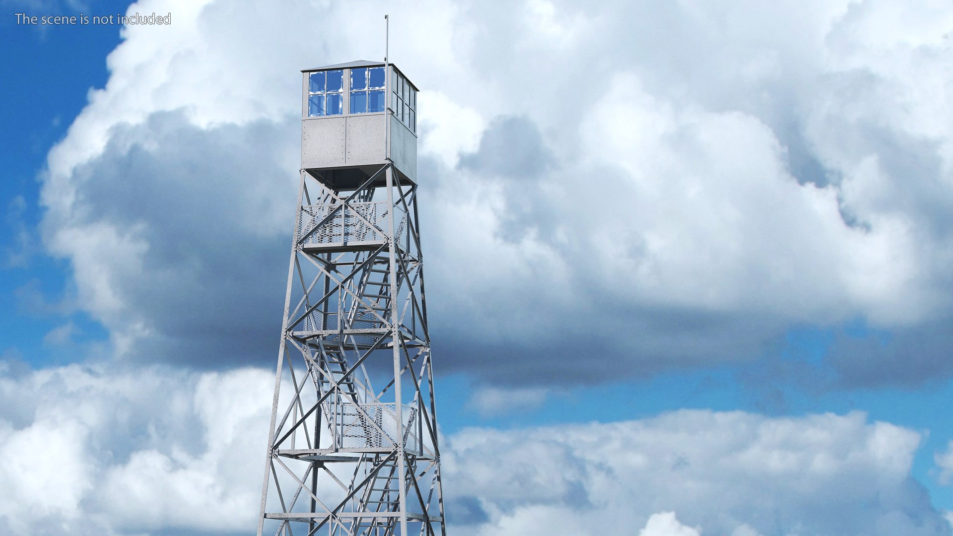 3D Fire Lookout Tower - TurboSquid 2149903