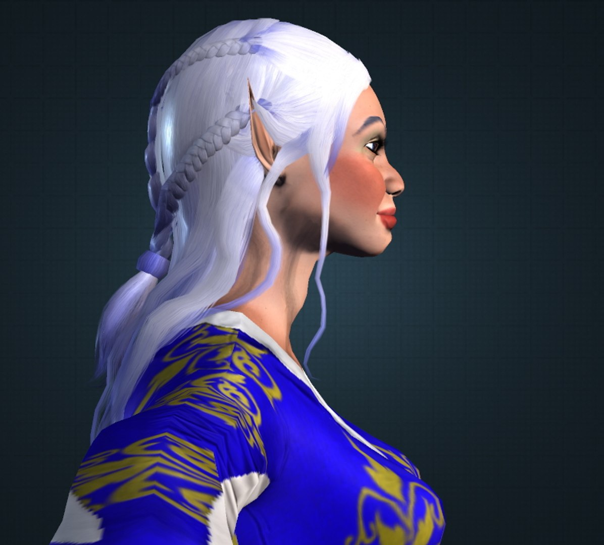 Elf White Sparkle 3D - TurboSquid 1286428