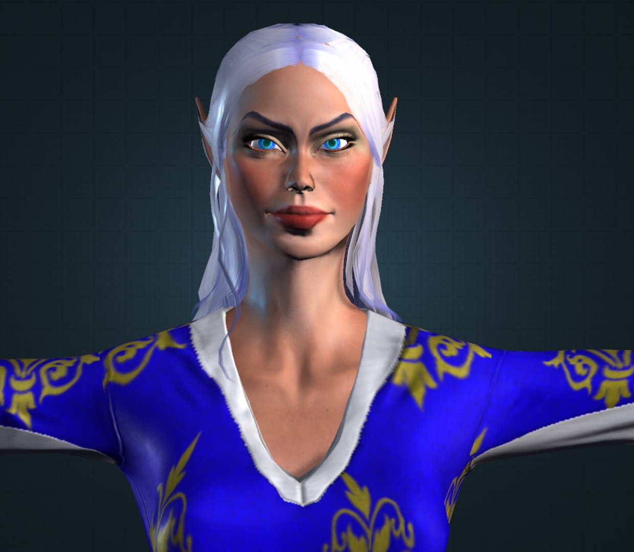 Elf White Sparkle 3D - TurboSquid 1286428