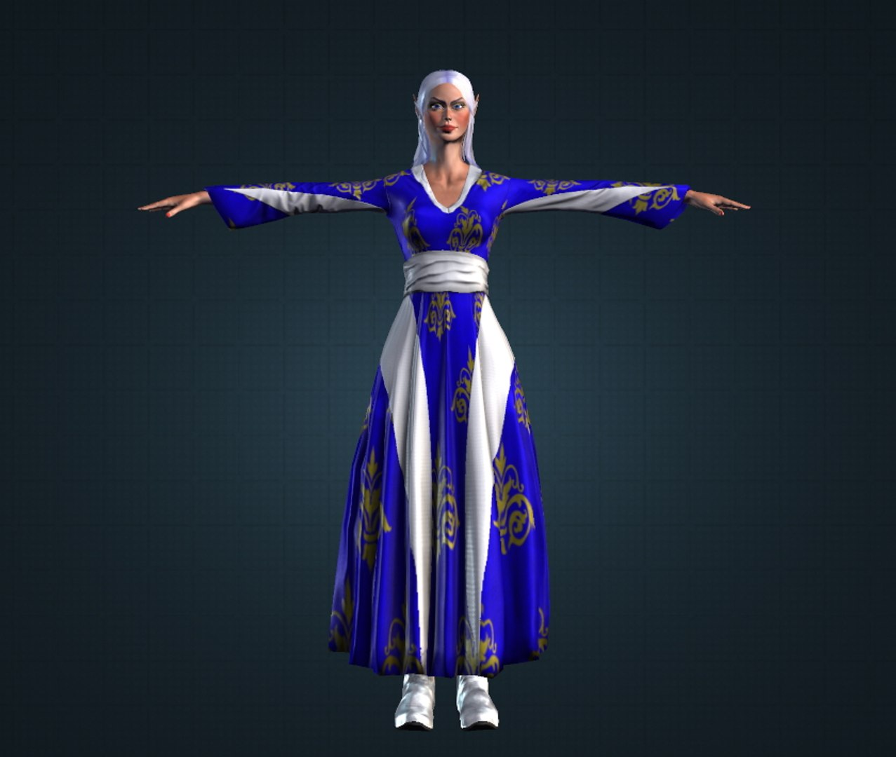 Elf White Sparkle 3D - TurboSquid 1286428