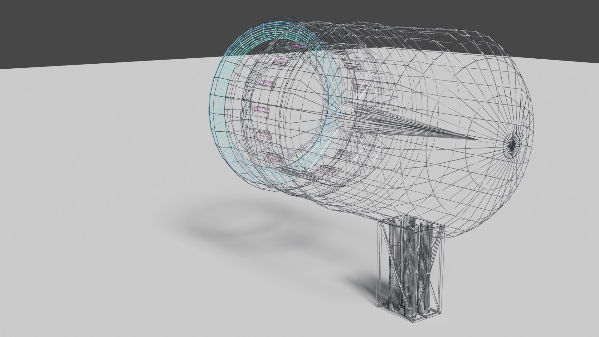 Engine Space Ship 3D Model - TurboSquid 1936021
