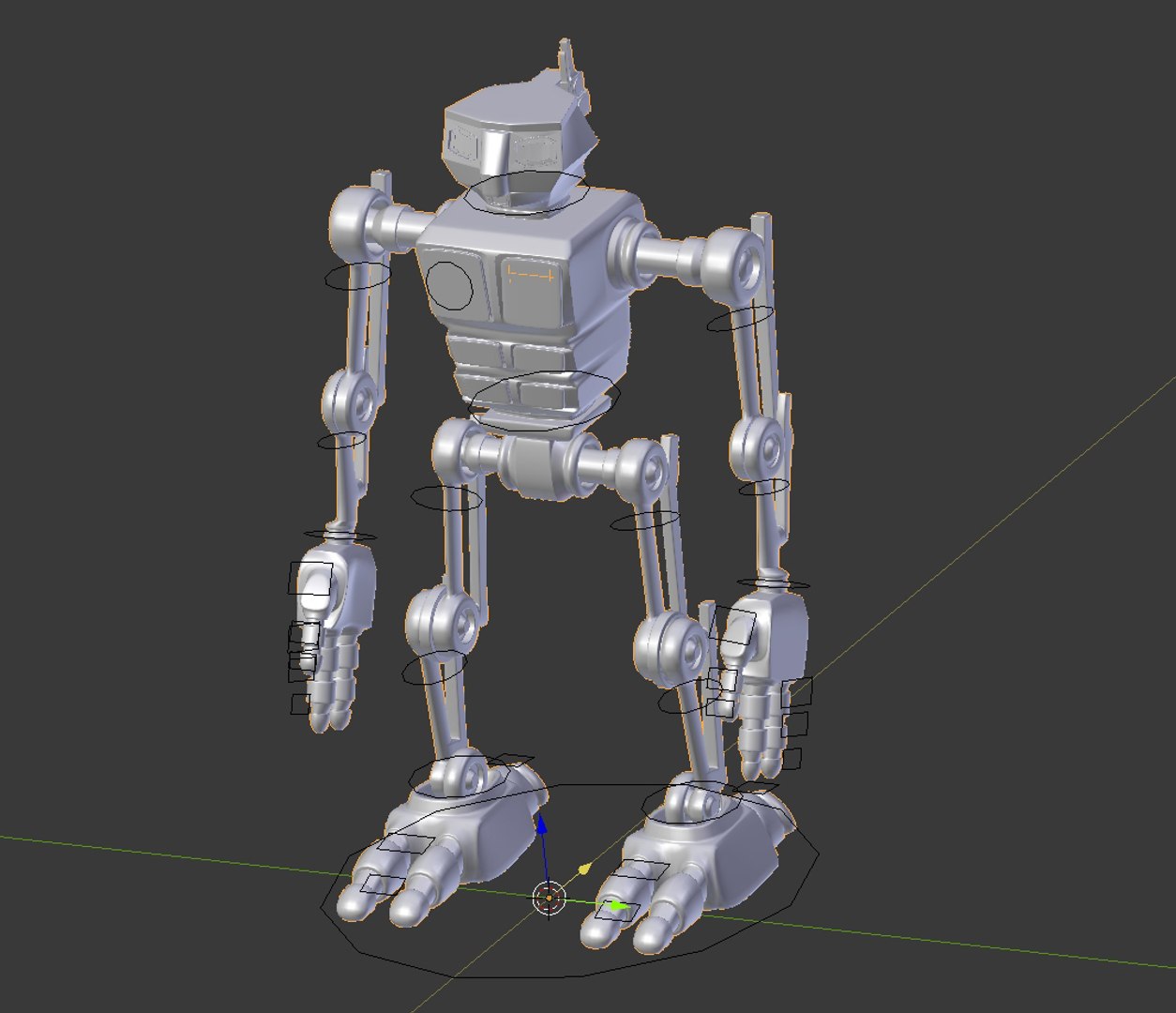 3d Model Robot Aru-01