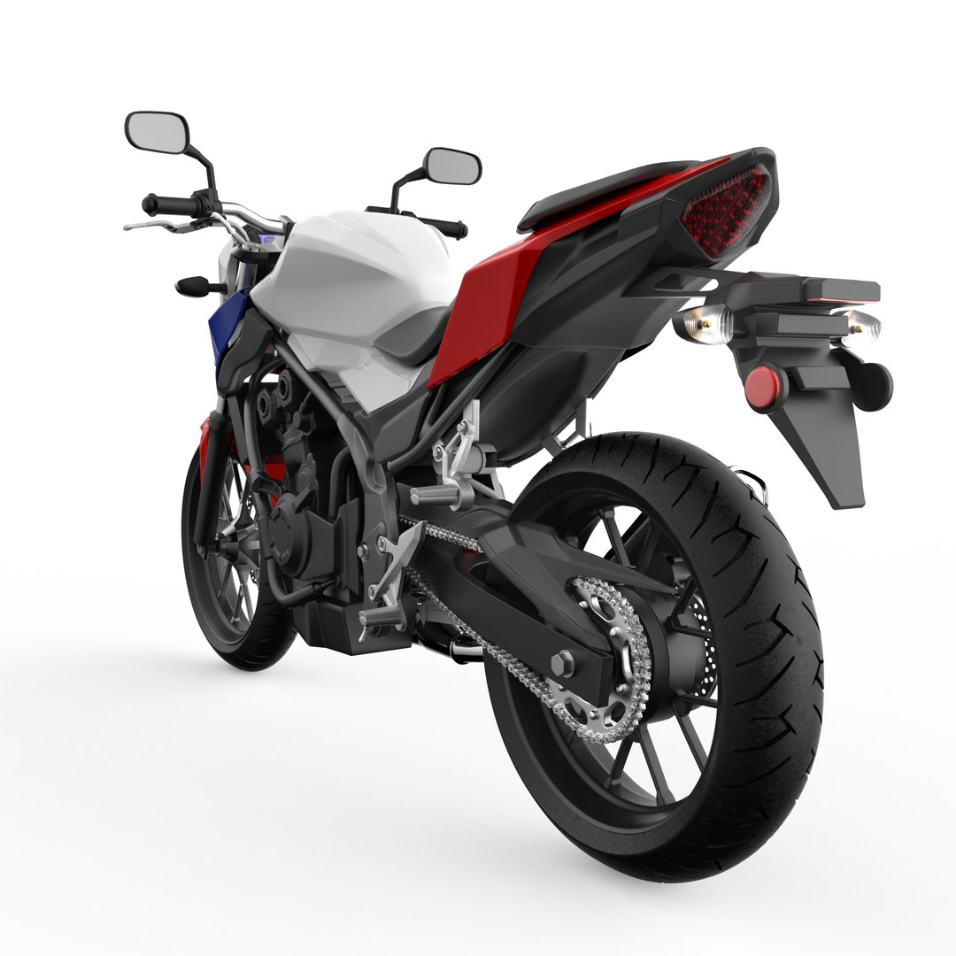 3D Honda CB 500F 2017 Model - TurboSquid 2047733