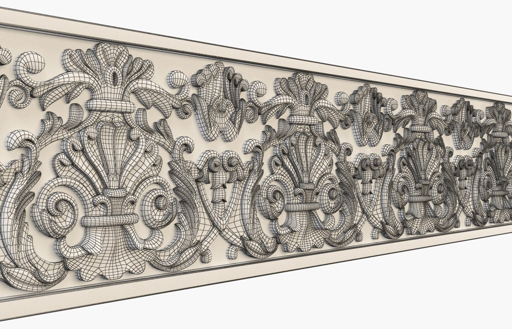 3d model moulding wall