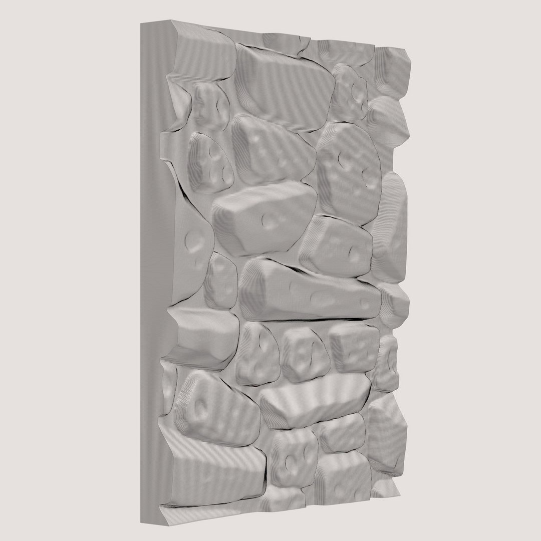 3D Stone Wall A5 - TurboSquid 2383131