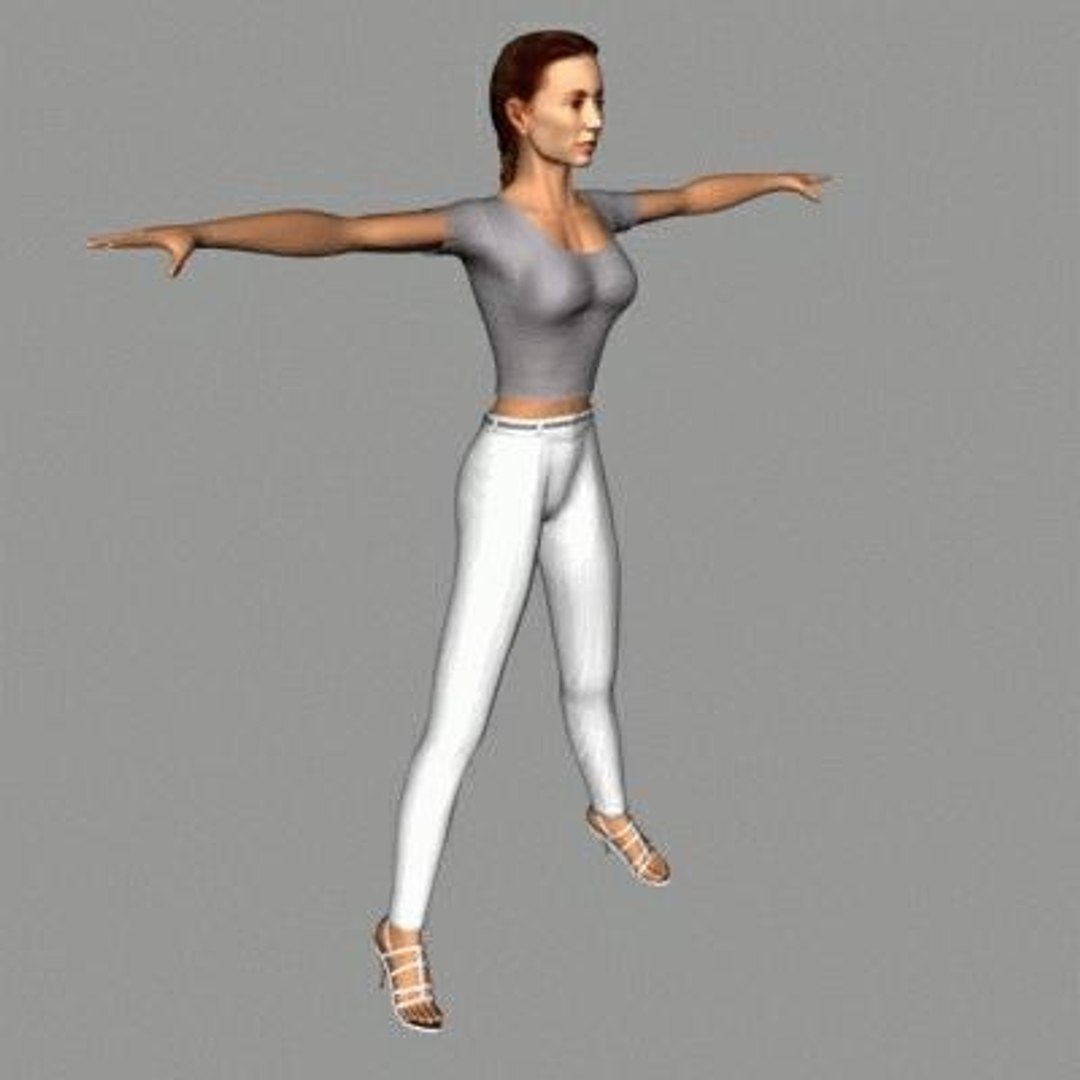 3d model human female
