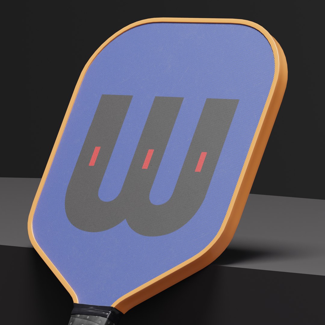 Pickleball Paddle 3D Model Game Ready PBR Textures 3D Model ...