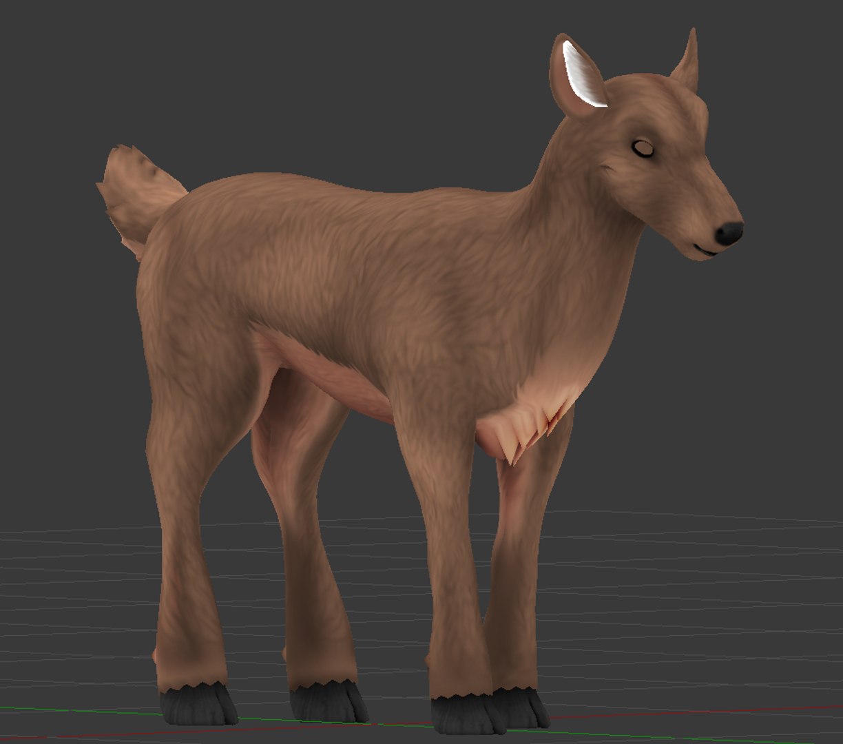 3D Unrigged Deer Uv Model - TurboSquid 1282447
