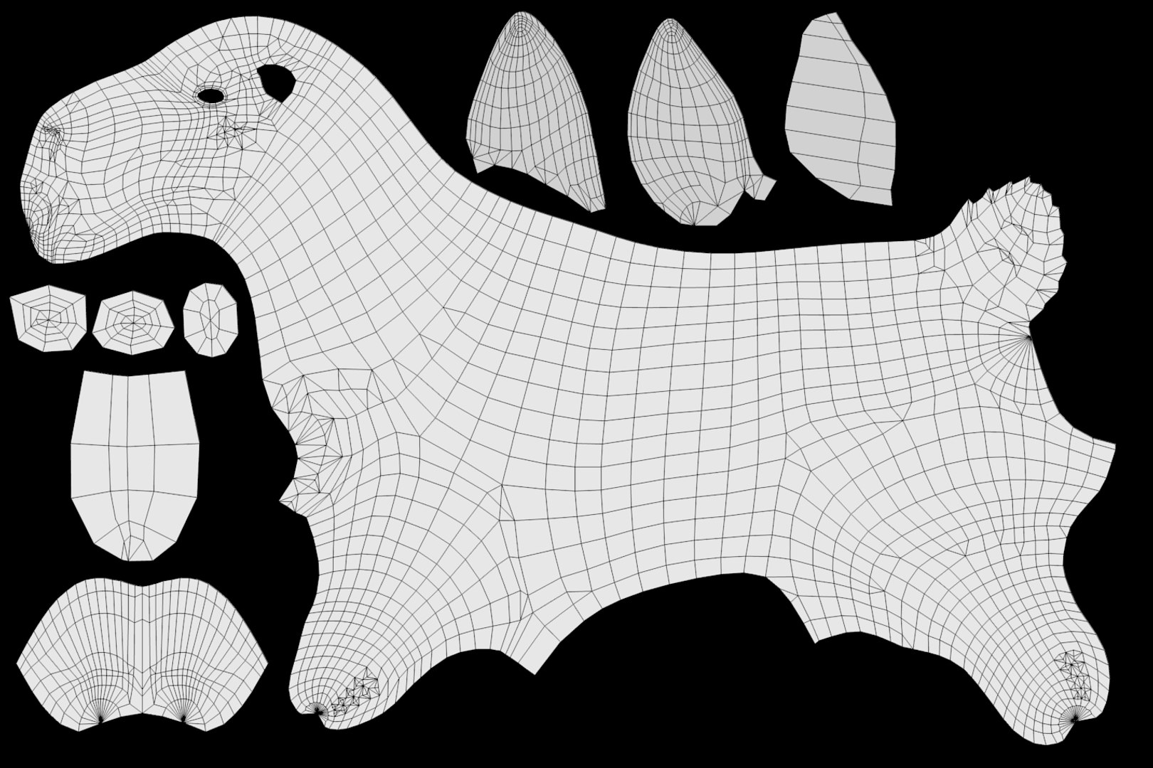 3D Unrigged Deer Uv Model - TurboSquid 1282447