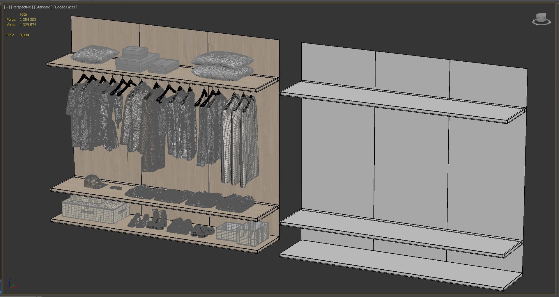 3D Wardrobe Set 02 - TurboSquid 2201722