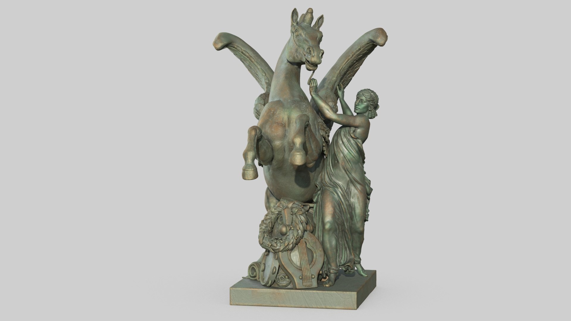 Renown Holding Back Pegasus 3D - TurboSquid 2348948