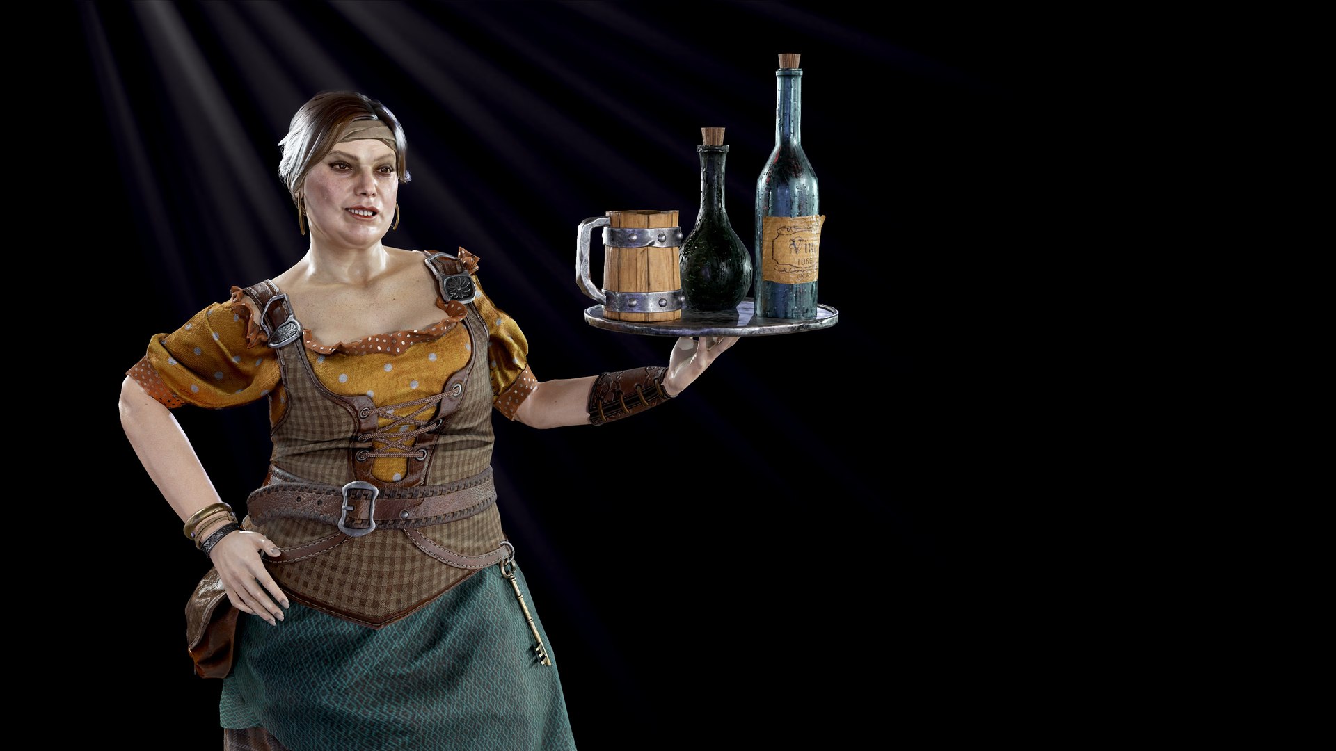 Barmaid 3D - TurboSquid 1853660
