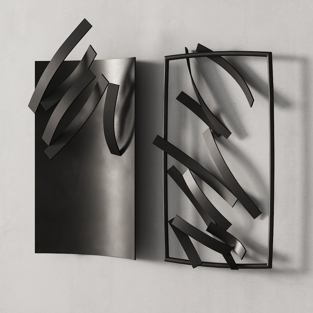 3D model 276 decorative wall art 08 artworks P01 - TurboSquid 2061469