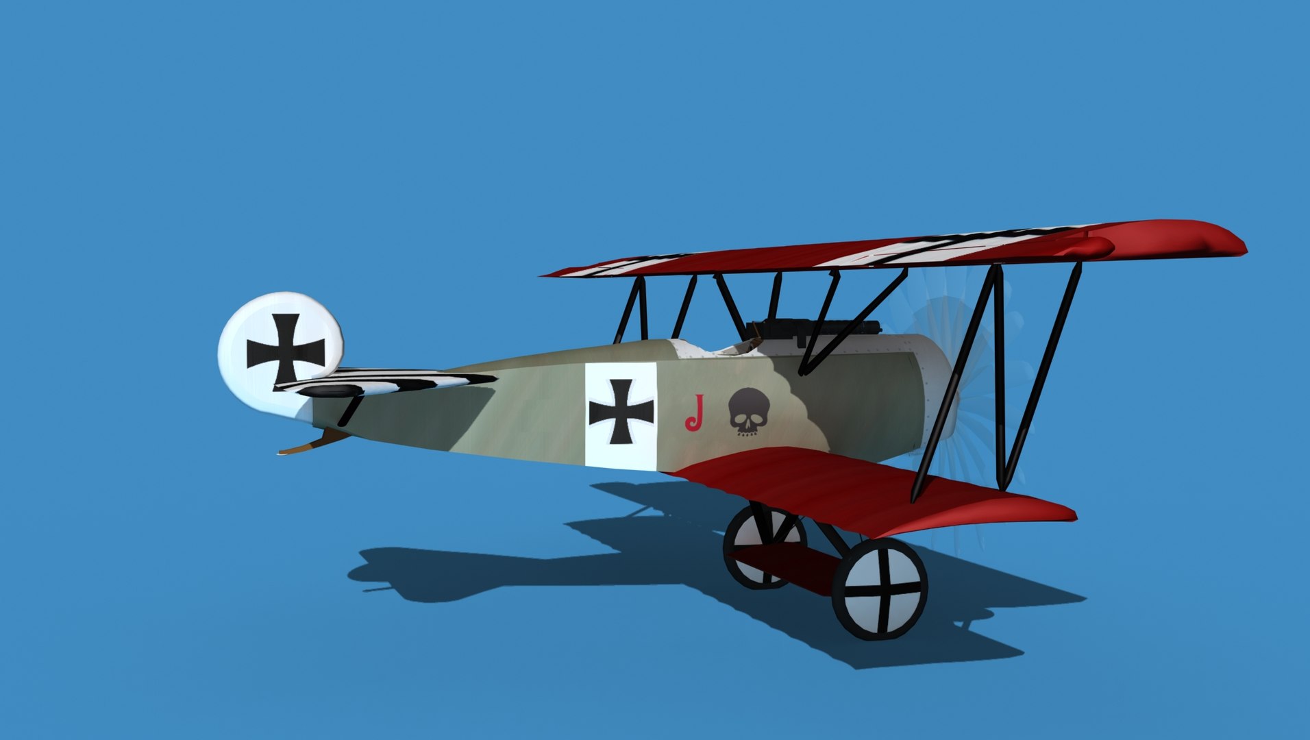 3D Fokker D-VI V06 - TurboSquid 1919419