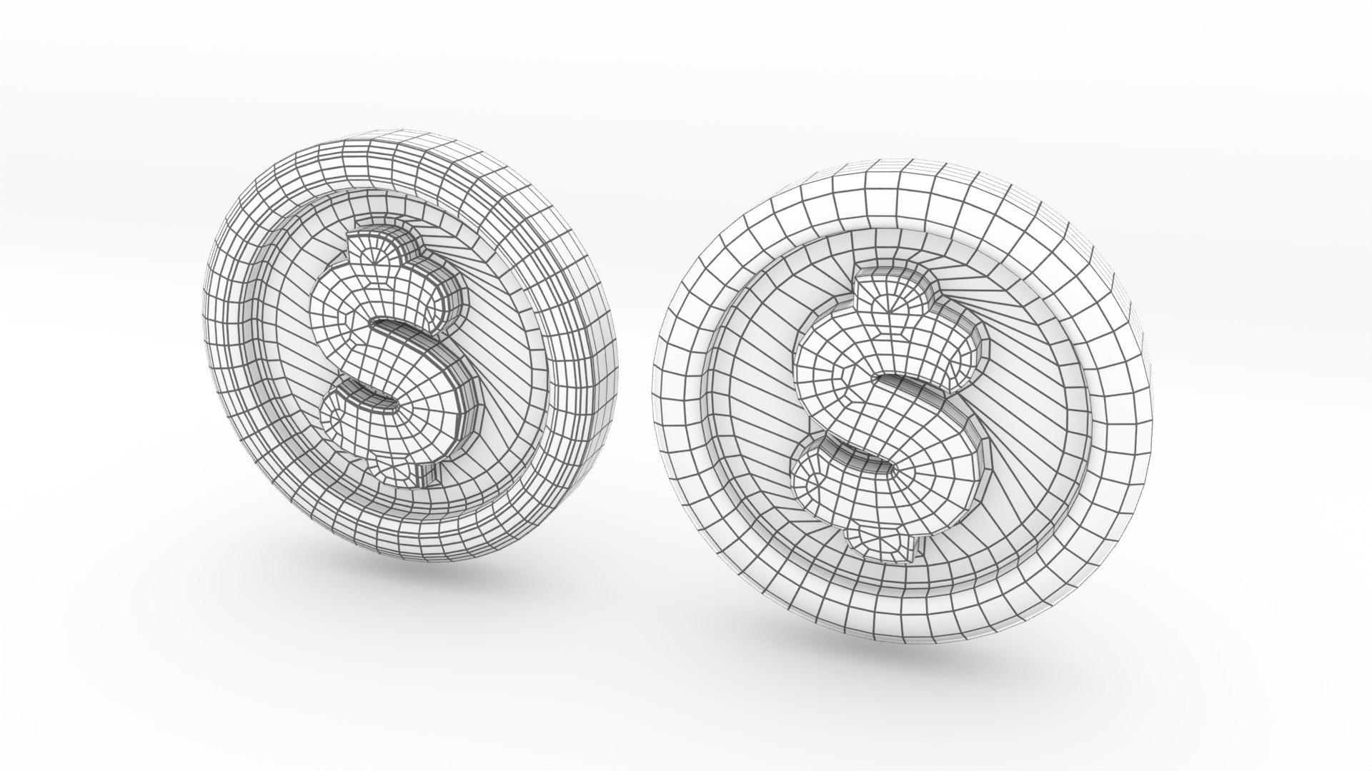 Cartoon Coin 3D Model - TurboSquid 2321752