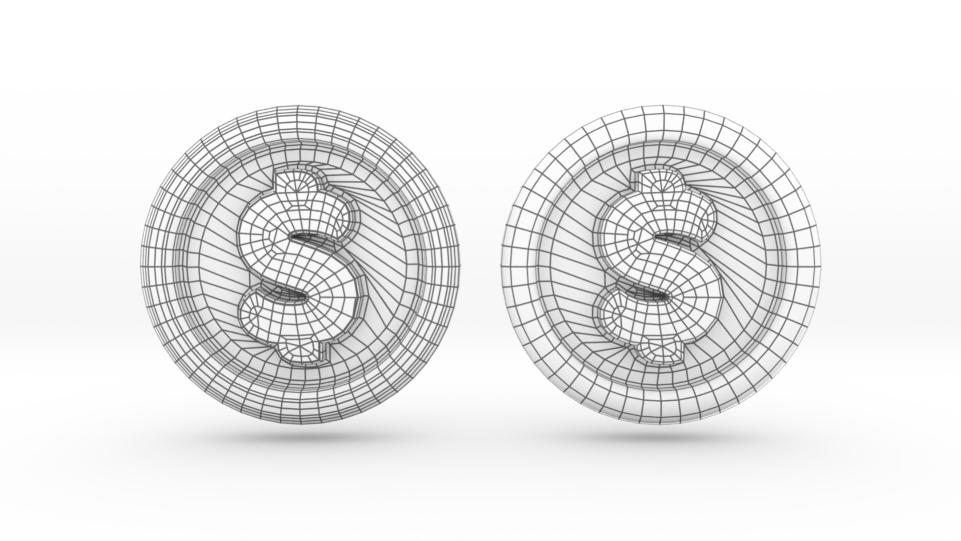 Cartoon Coin 3D Model - TurboSquid 2321752