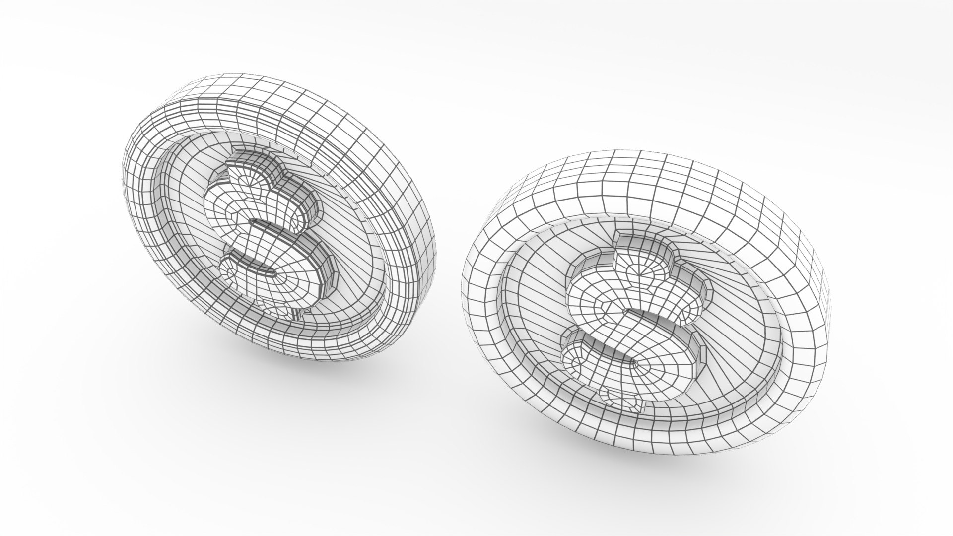 Cartoon Coin 3D Model - TurboSquid 2321752