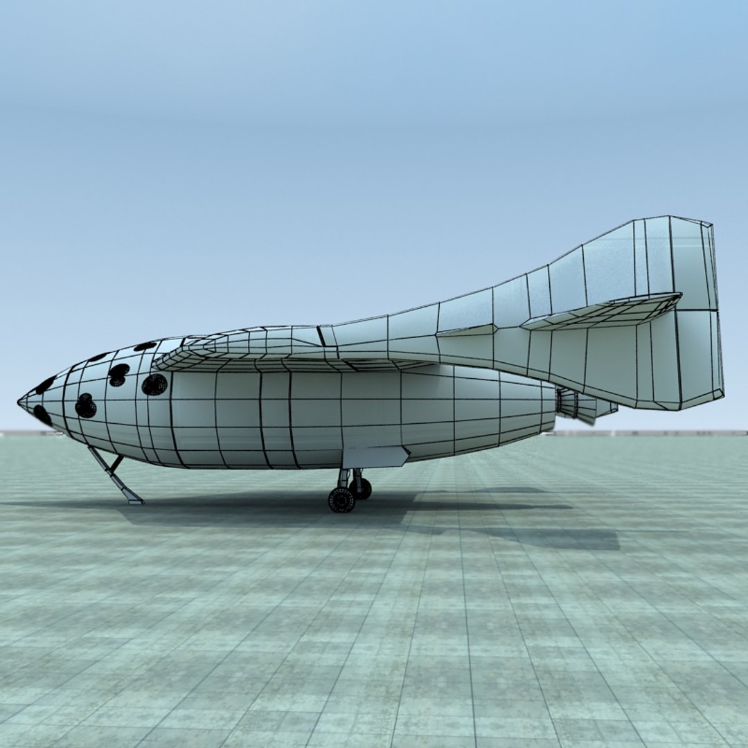 Spaceshipone Space 3d Model
