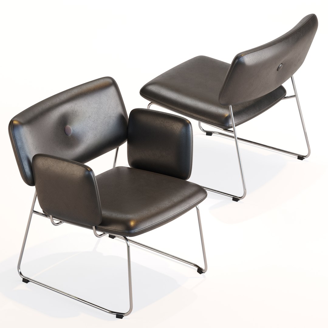 Dundra Lounge Chair 3D Model - TurboSquid 2311953