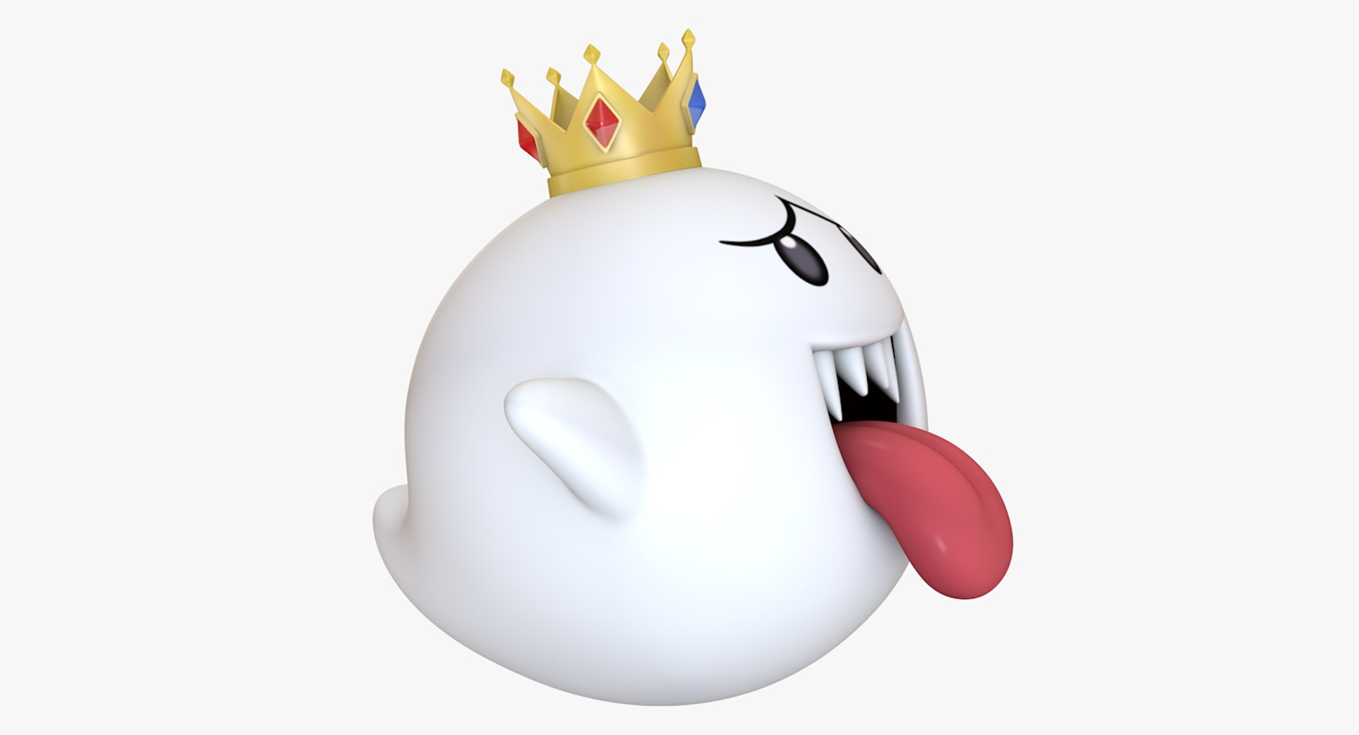 3D King Boo Super Mario - TurboSquid 1364207