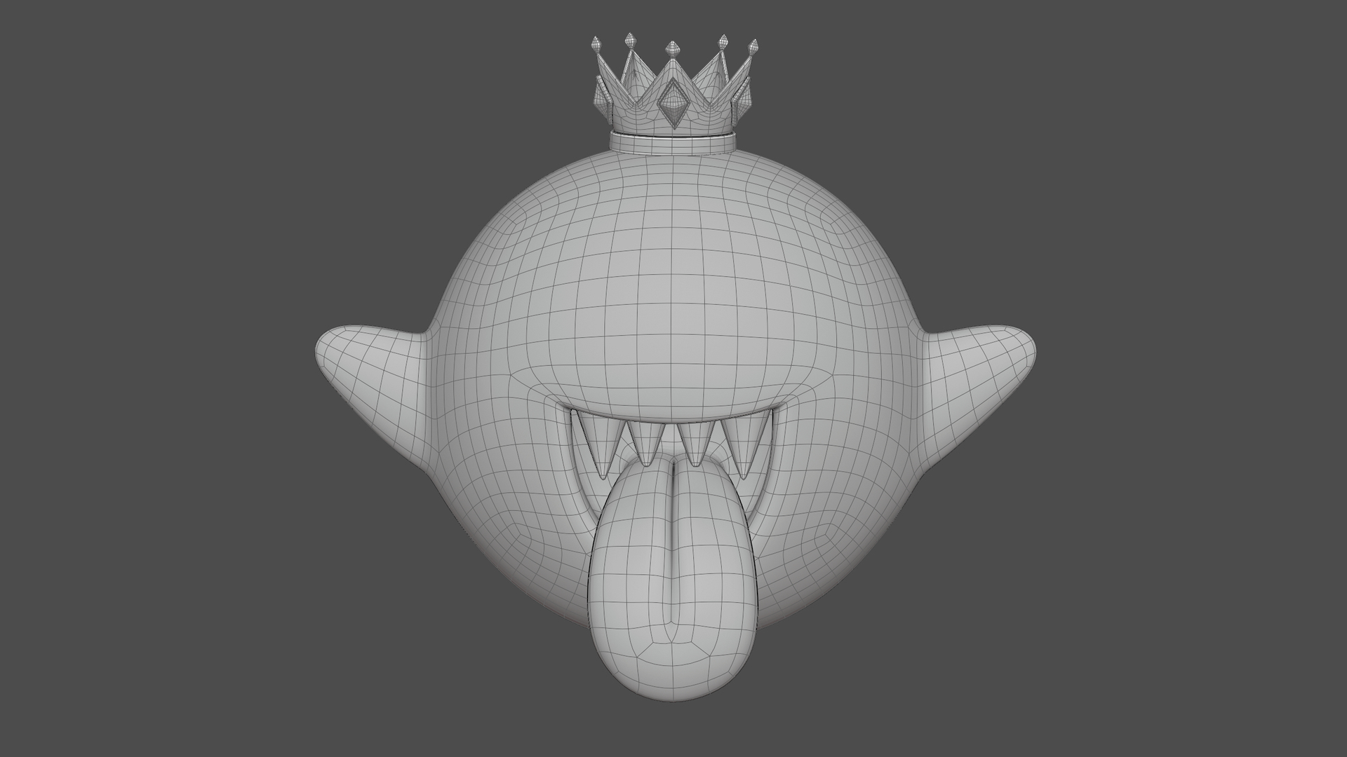 3D King Boo Super Mario - TurboSquid 1364207