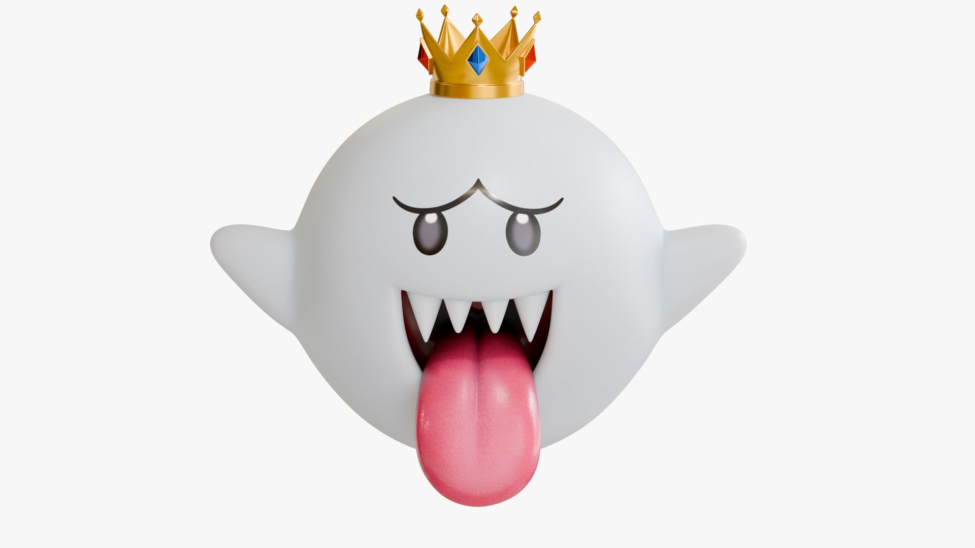 3D King Boo Super Mario - TurboSquid 1364207