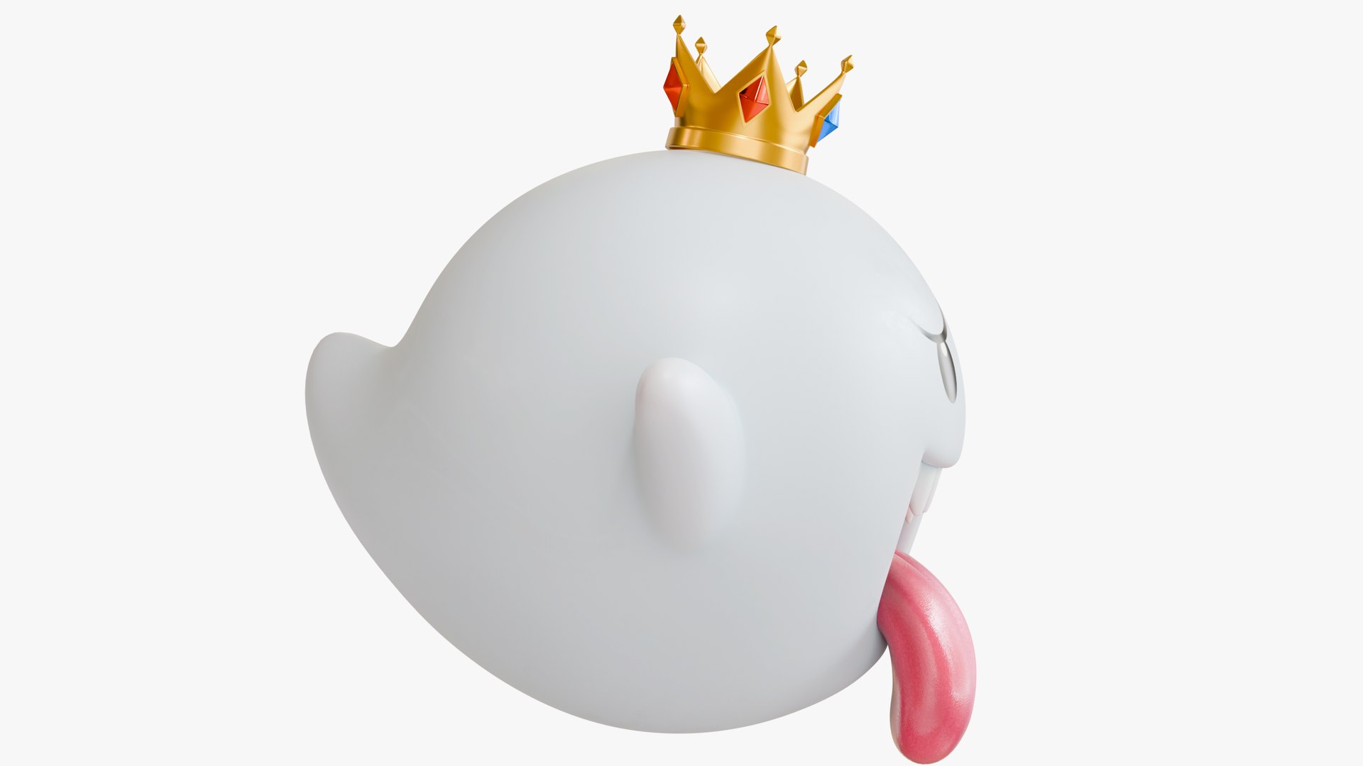 3D King Boo Super Mario - TurboSquid 1364207
