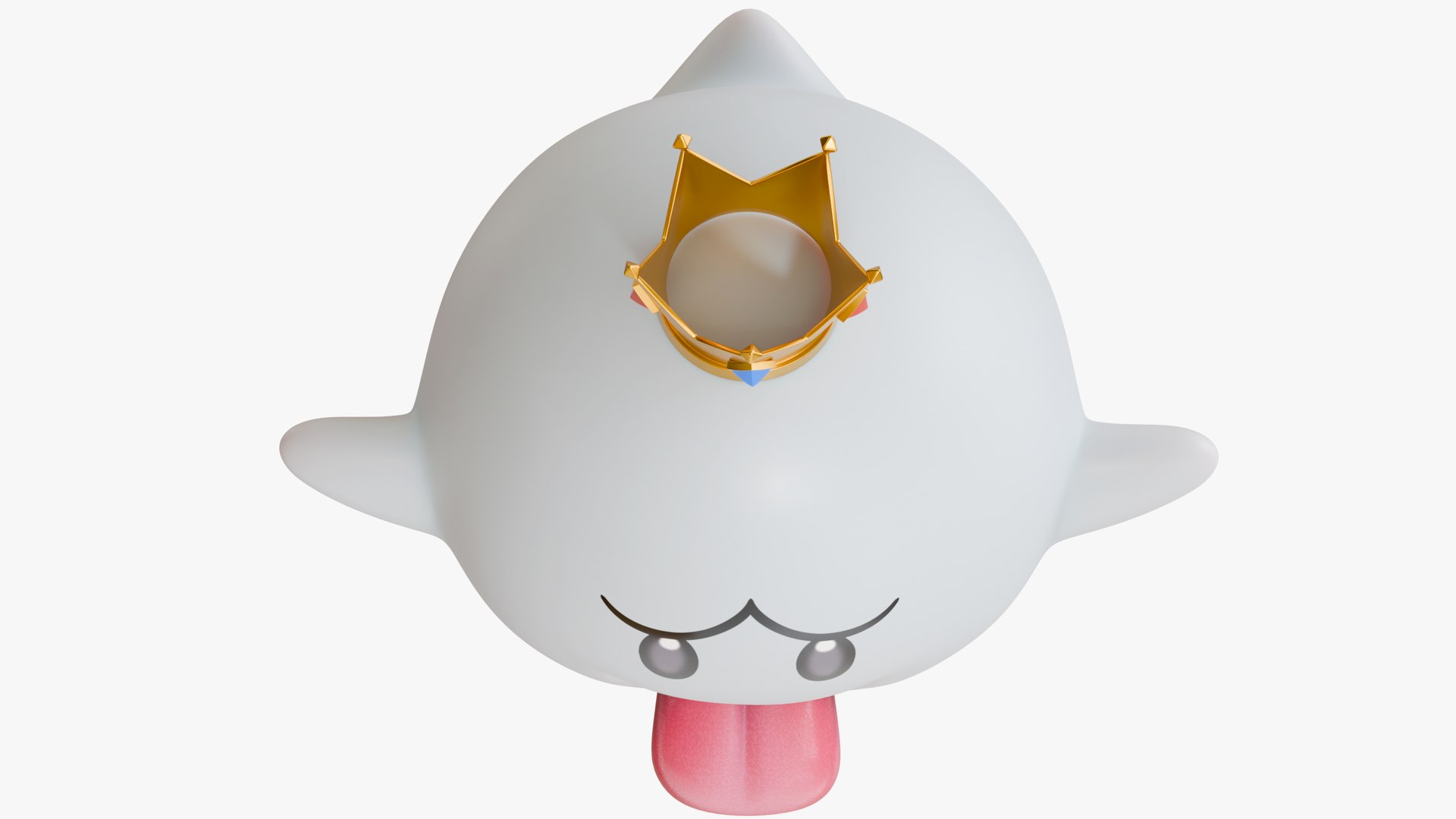 3D King Boo Super Mario - TurboSquid 1364207