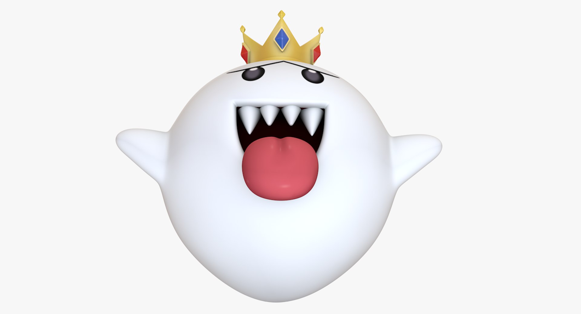 3D King Boo Super Mario - TurboSquid 1364207