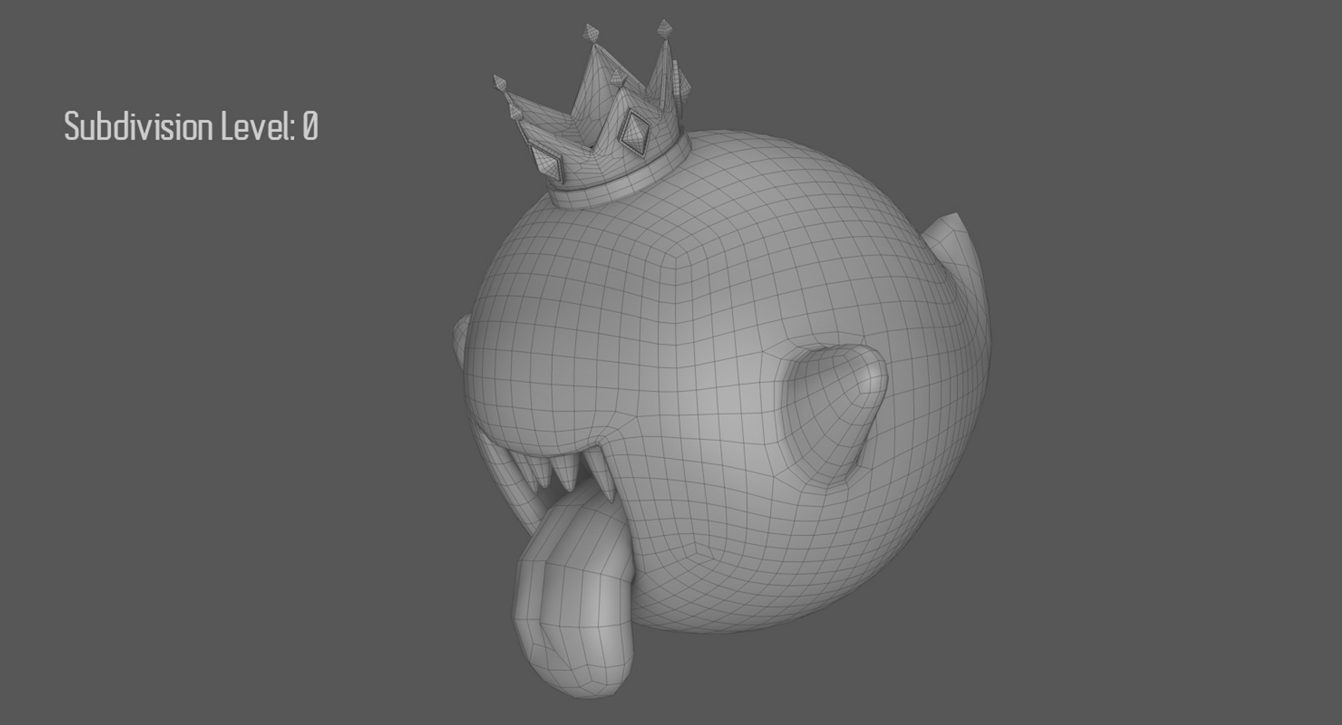 3D King Boo Super Mario - TurboSquid 1364207