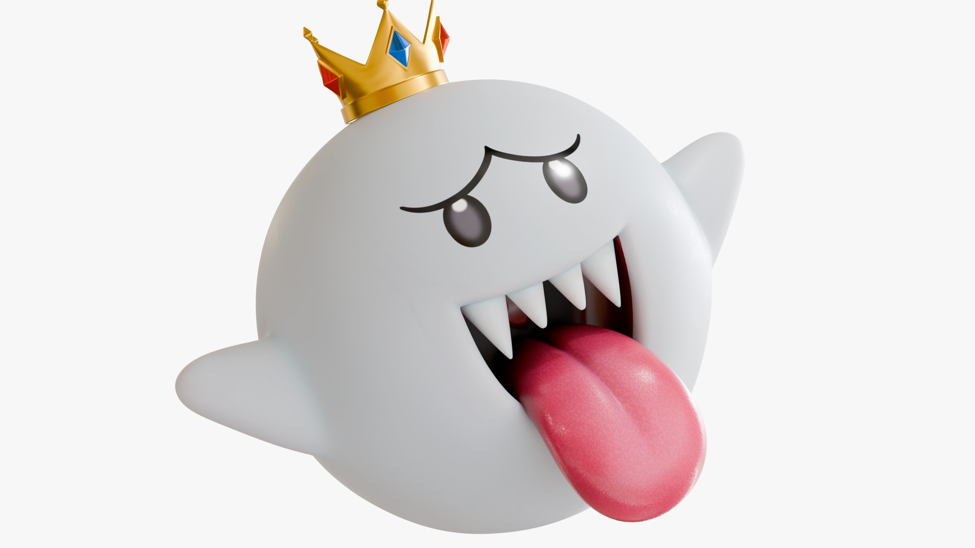 3D King Boo Super Mario - TurboSquid 1364207