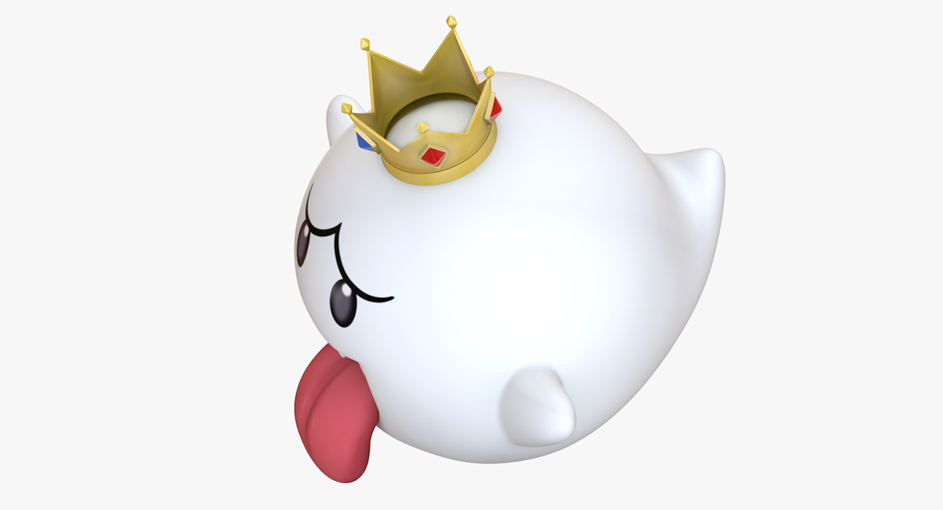 3D King Boo Super Mario - TurboSquid 1364207