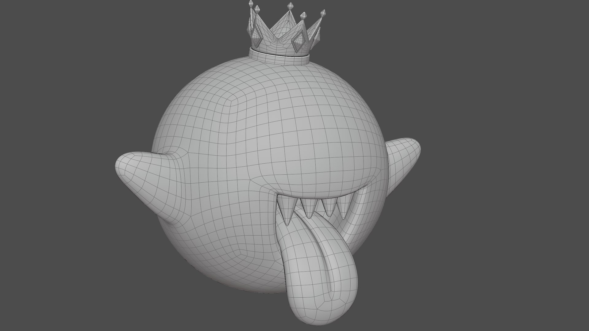 3D King Boo Super Mario - TurboSquid 1364207