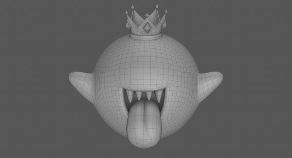 3D king boo super mario - TurboSquid 1364207
