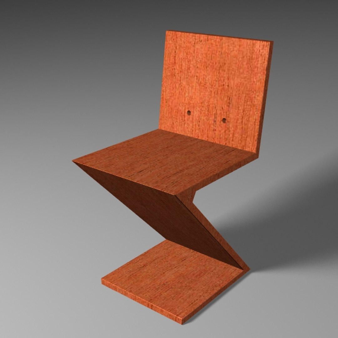 3d Zigzag Chair