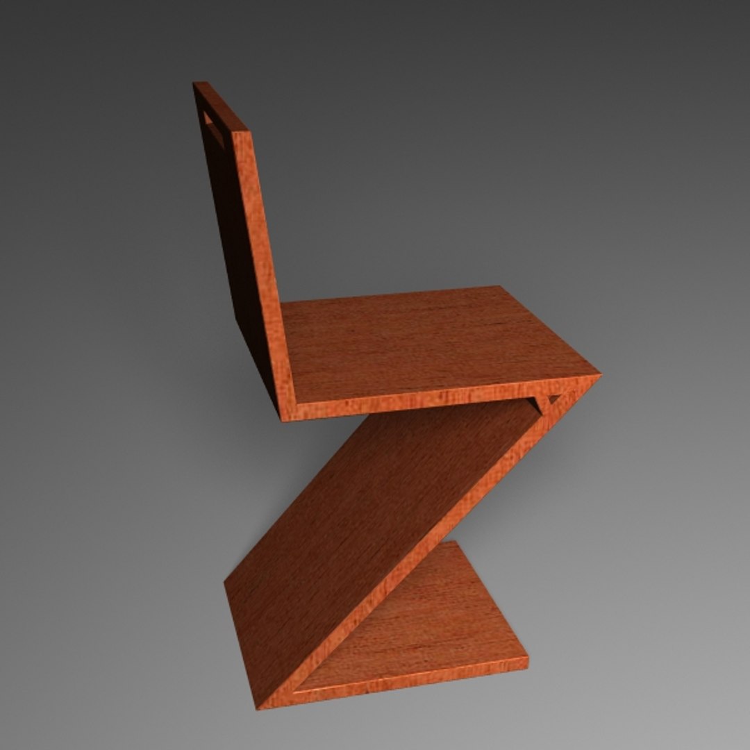 3d Zigzag Chair