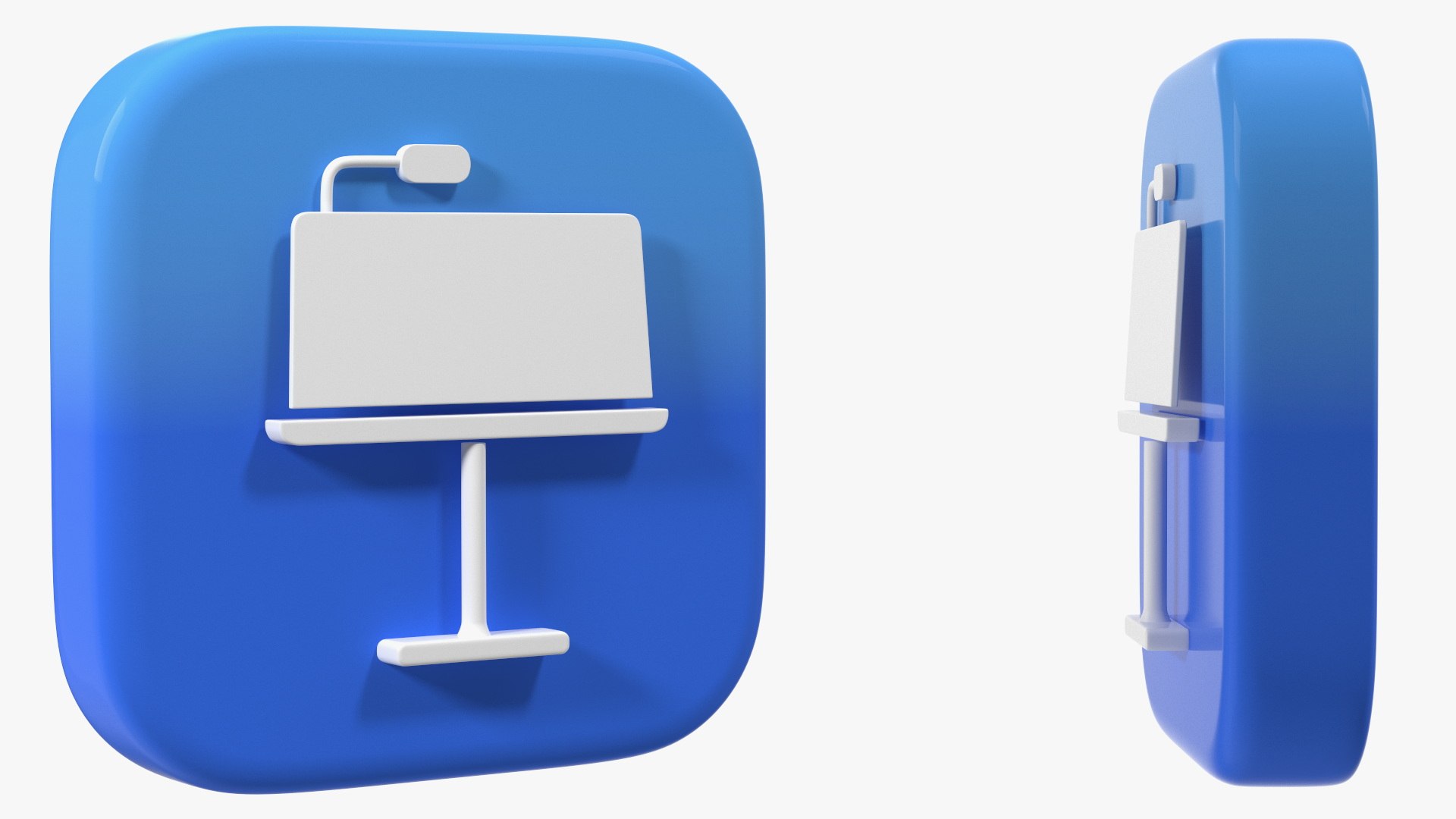 IPhone IOS Keynote Icon 3D Model - TurboSquid 2222933