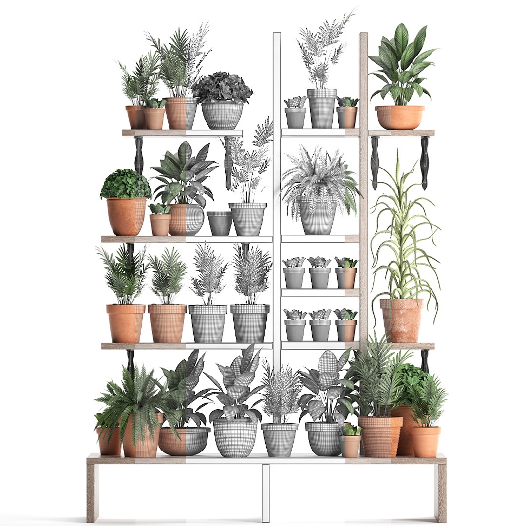 Vertical Garden Plants Model - TurboSquid 1435213
