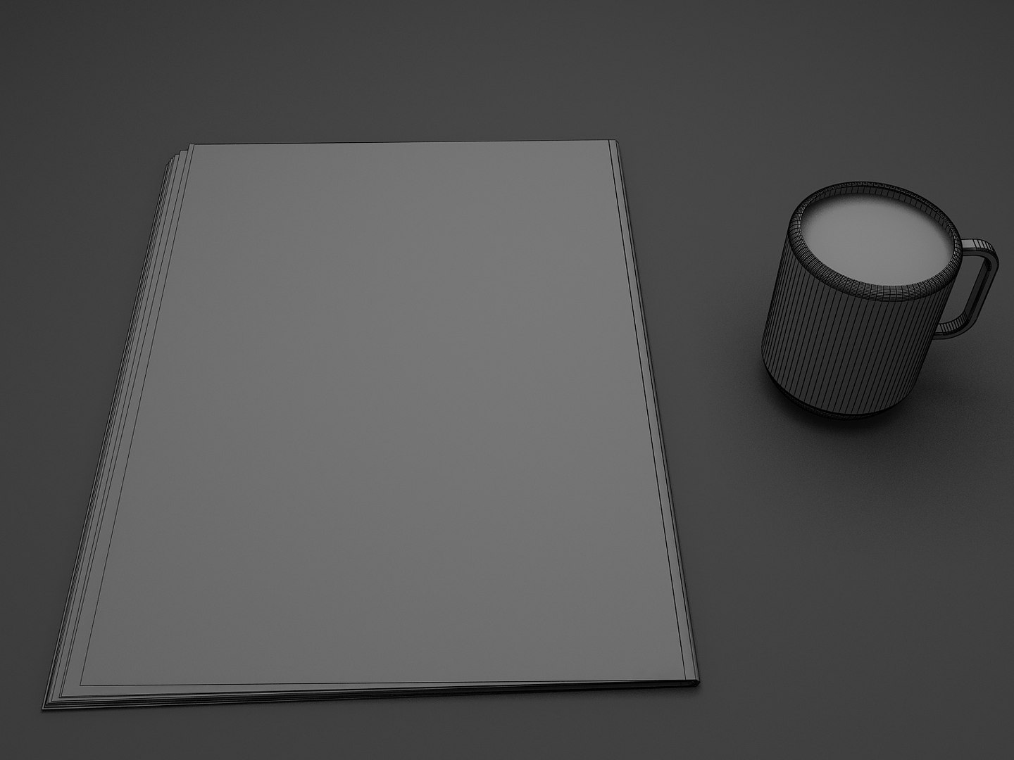 Coffee Newspaper 3D Model - TurboSquid 1353754