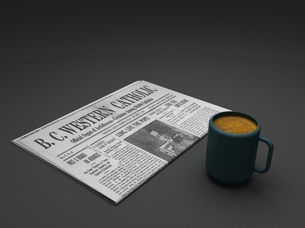 Newspaper 3D Models for Download | TurboSquid