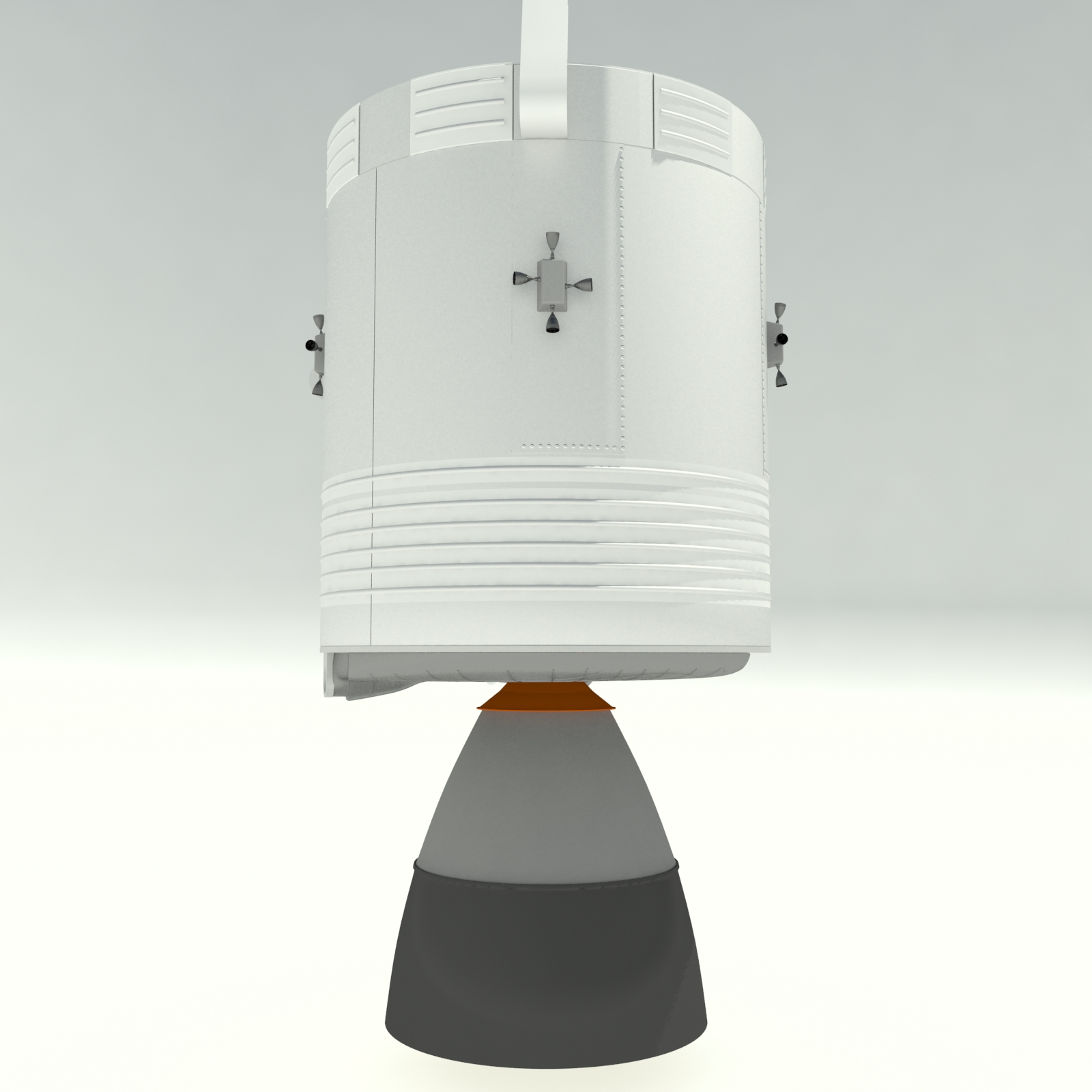 3d model apollo service module