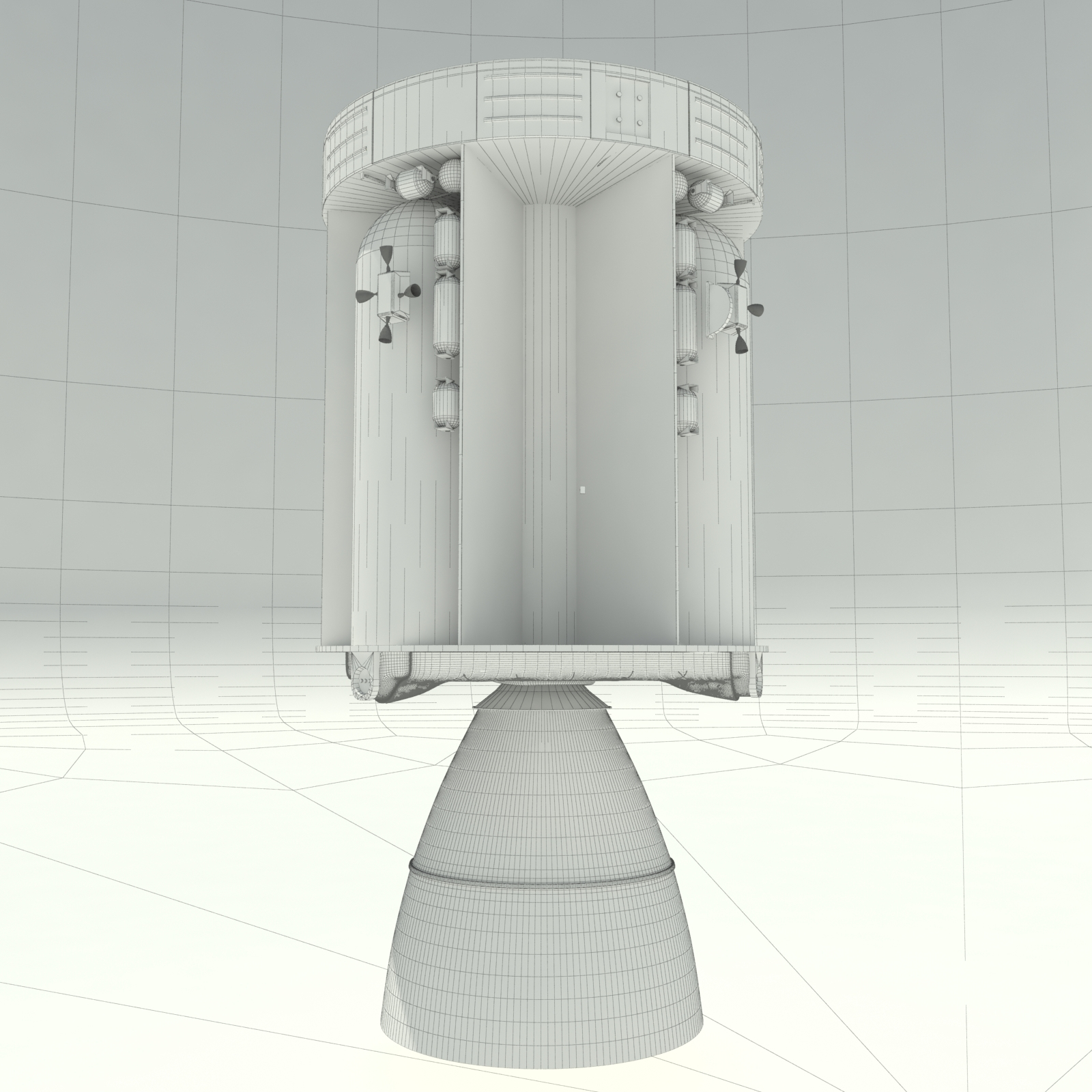 3d model apollo service module