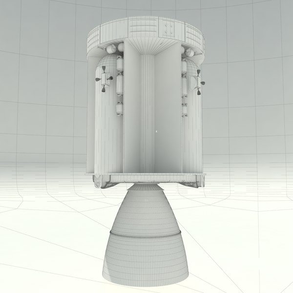3d model apollo service module
